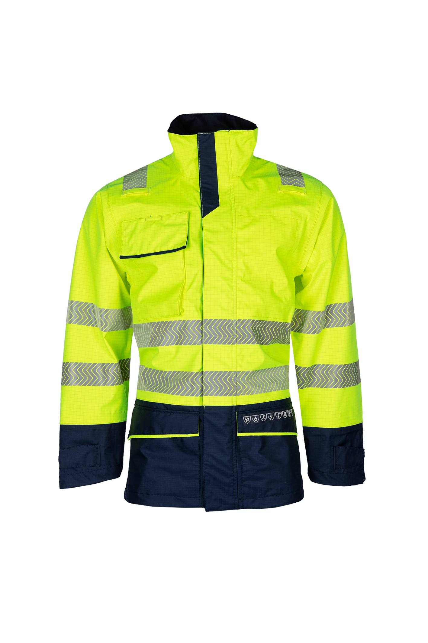 Sioen Torvik High-vis rain jacket, ARC protection (APC1) - Safety ...